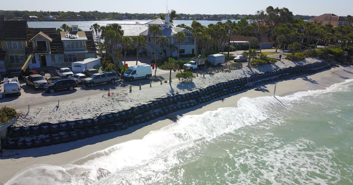 Using a Concrete Retaining Wall for Coastal Erosion Control